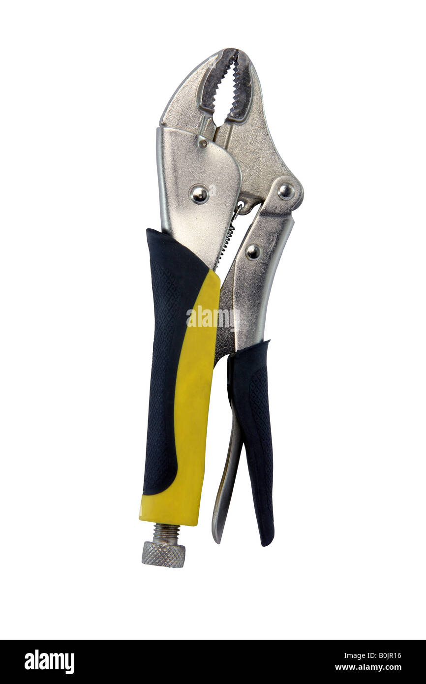 LockJaw industrial tool isolated on white background with clipping path ...