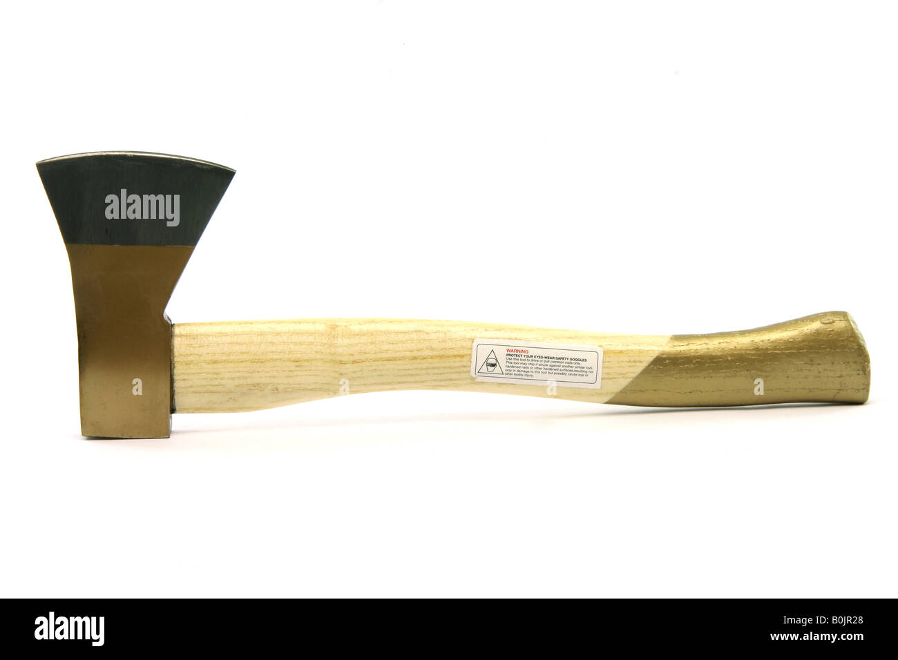 lumberjack tools hand axe isolated on white background Stock Photo - Alamy