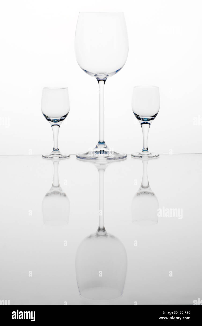 Wine Glass reflection Stock Photo - Alamy