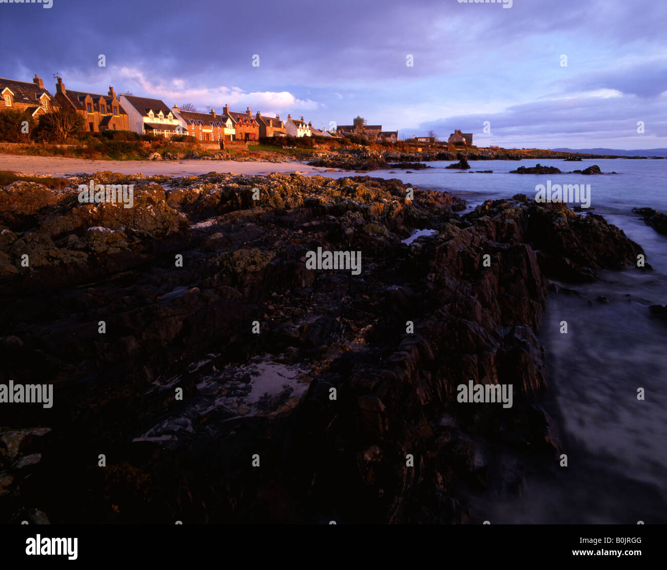 Dawn light on the shoreline, Iona, Mull, Scotland, UK Stock Photo - Alamy