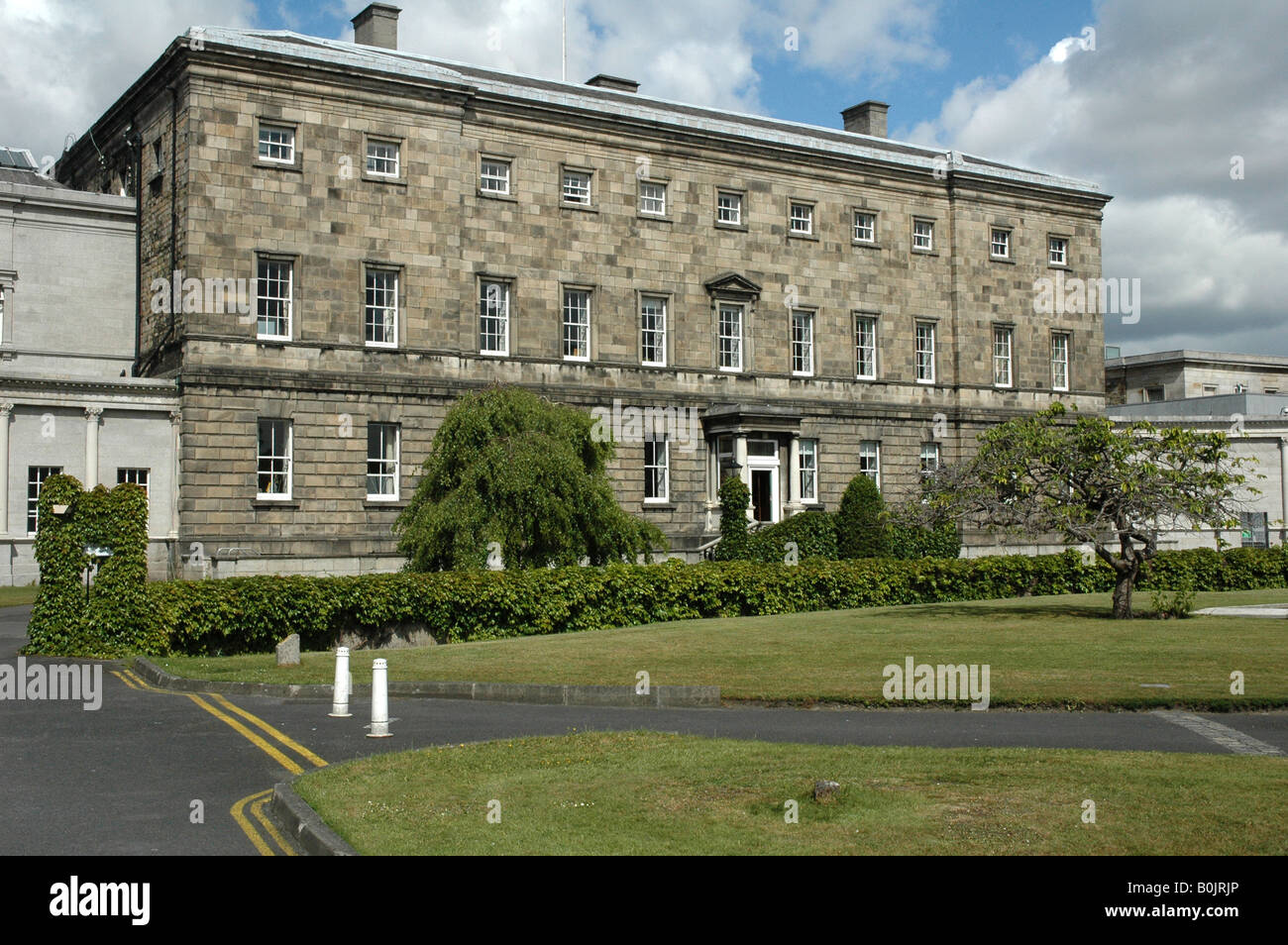 Leinster House South Elevation, Irelands parliament building facing ...