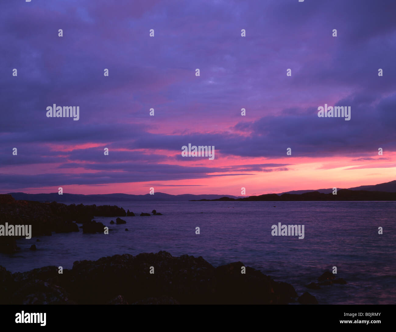 Sound of Iona at Dawn, Mull, Scotland, UK Stock Photo - Alamy