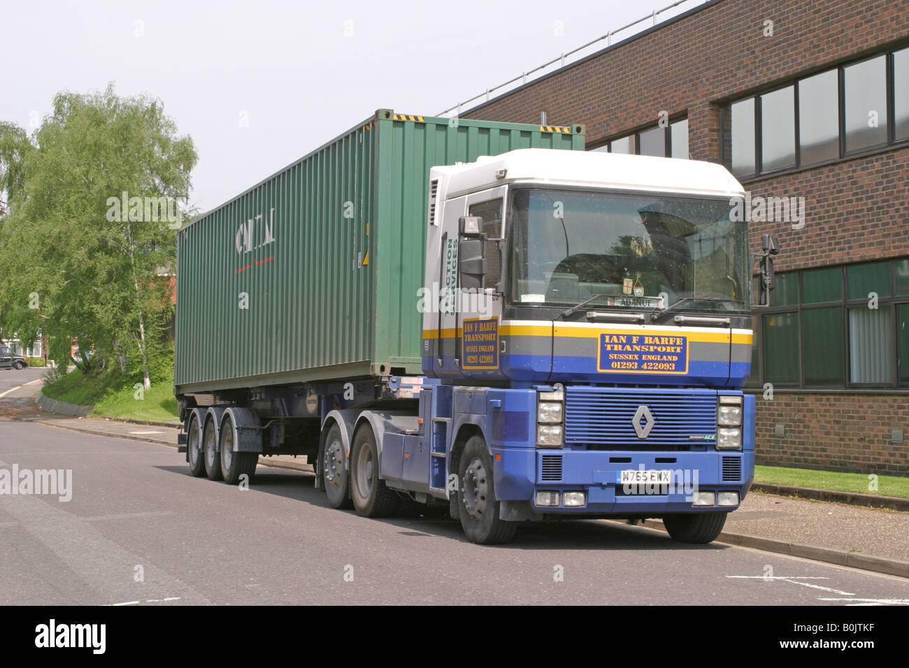 Renault Magnum Truck Stock Photo - Alamy