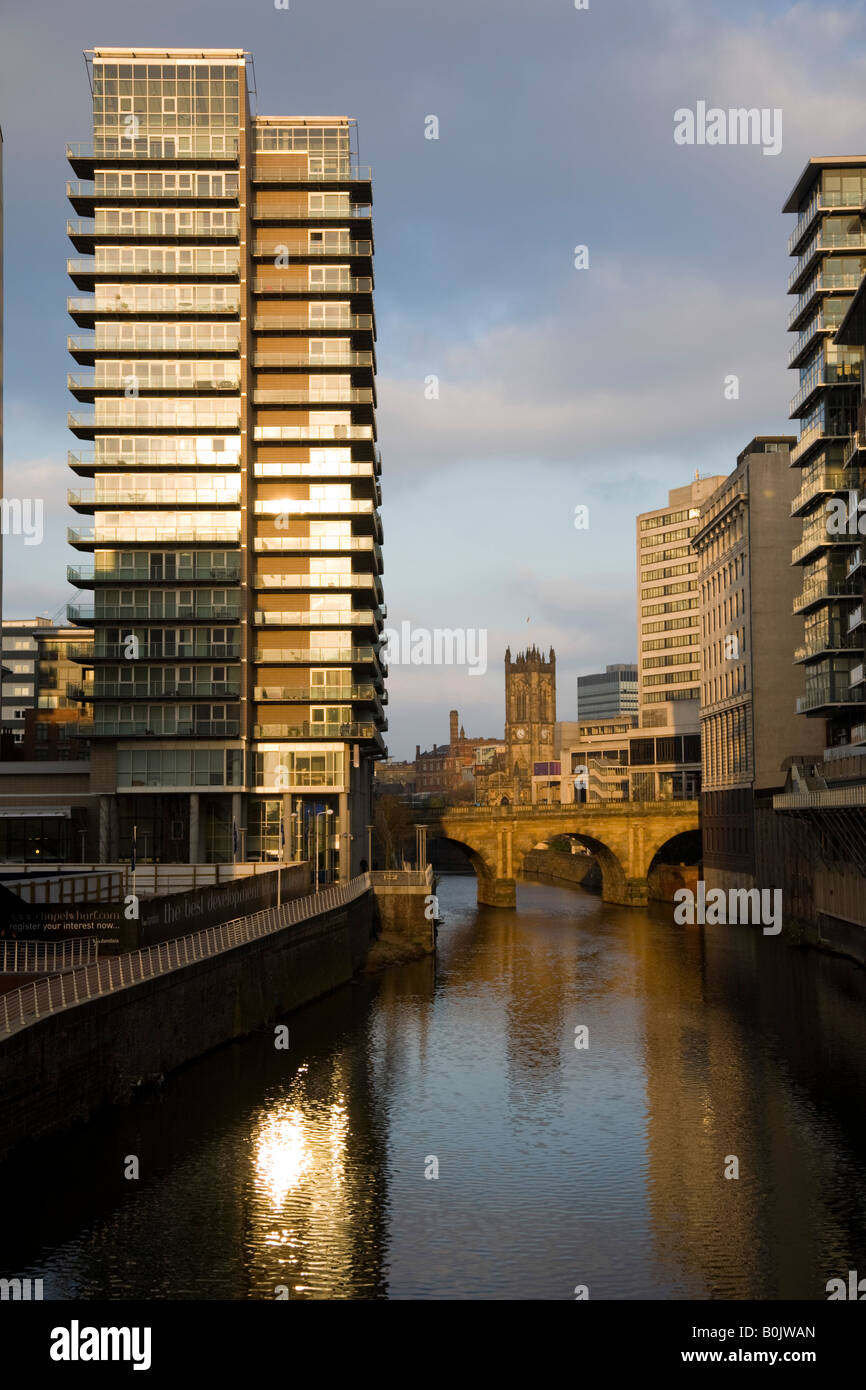 River irwell manchester bridge hi-res stock photography and images - Alamy