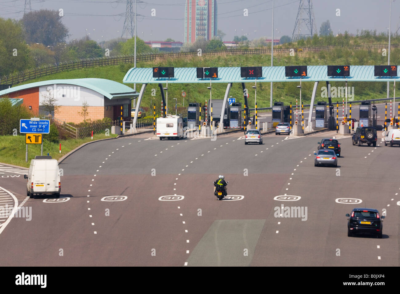 M6 toll road hi-res stock photography and images - Alamy