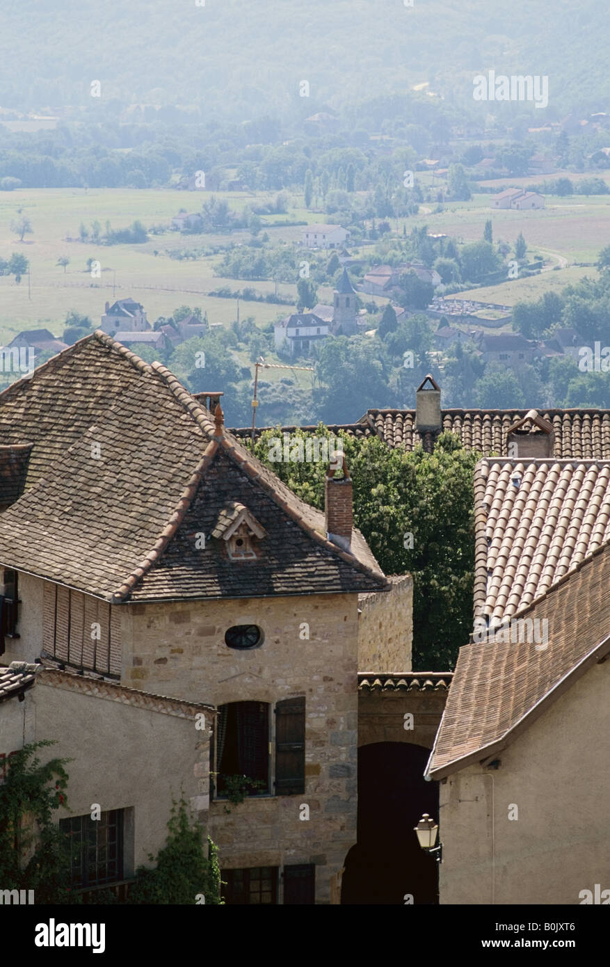 france lot capdenac lot valley midi pyrenees europe Stock Photo - Alamy