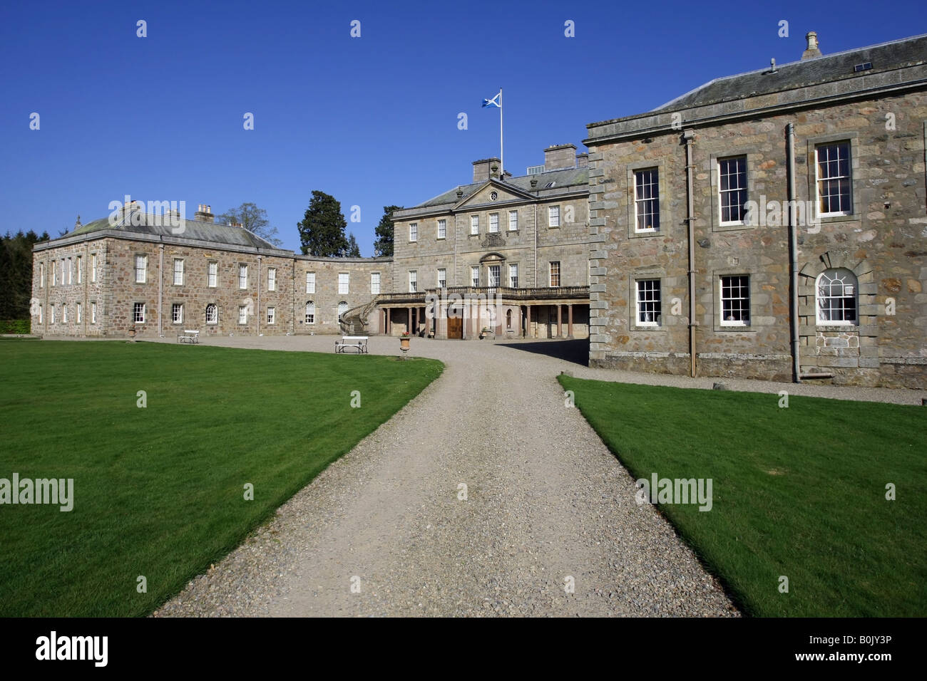 The stately home of Haddo House, home to the Gordon family for over 400 ...
