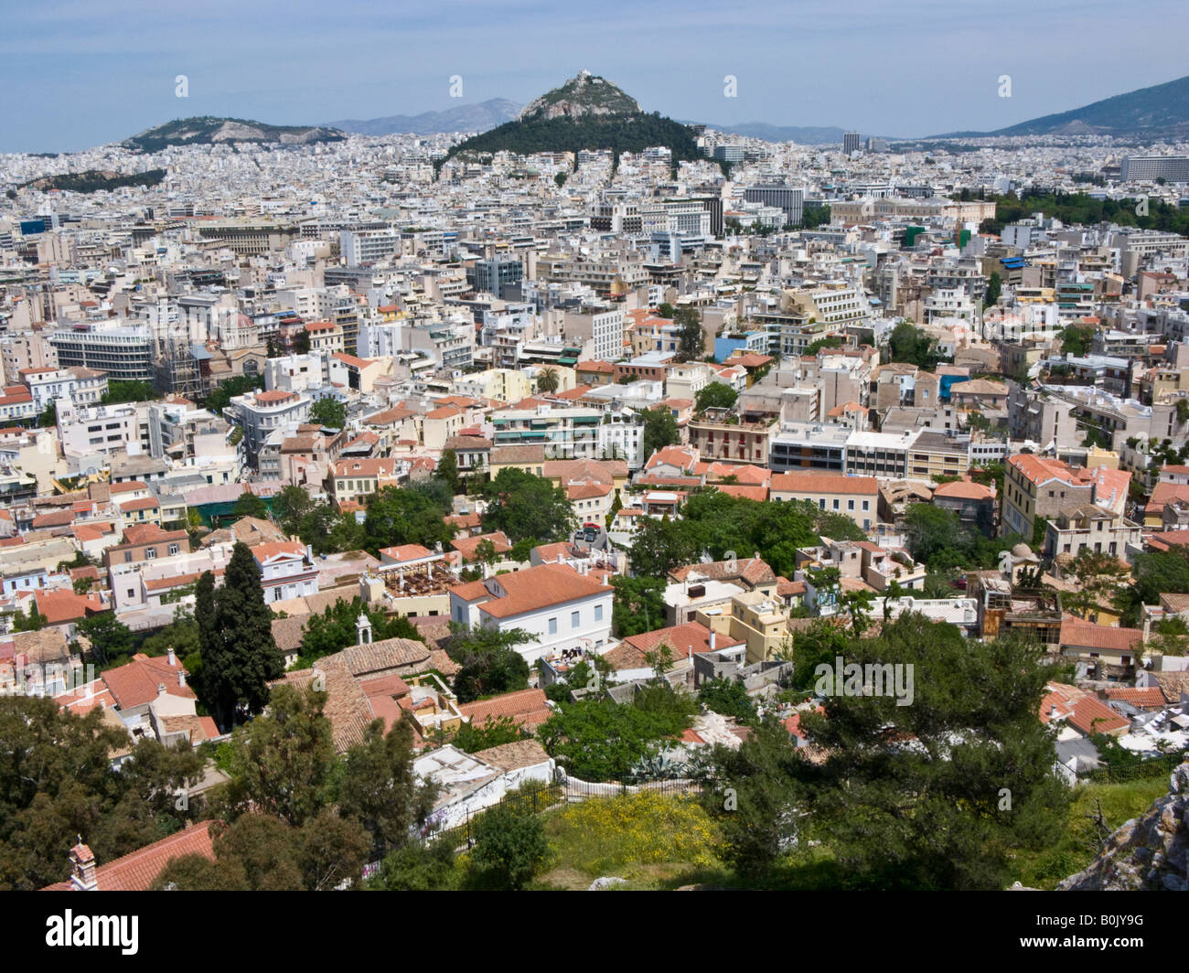 Lykabettus athens hi-res stock photography and images - Alamy