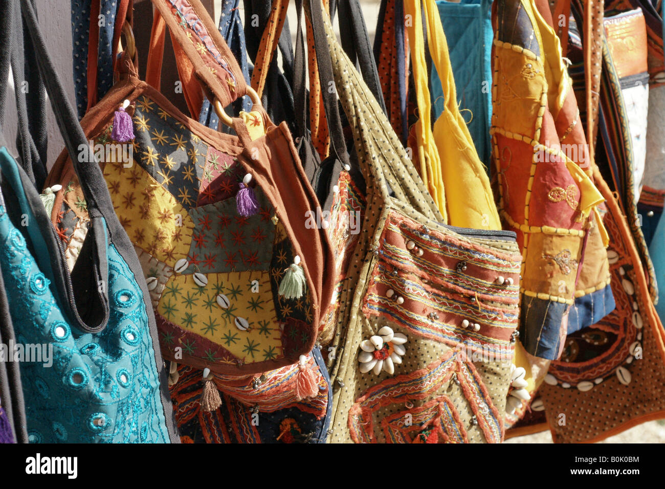 A colorful set of bags Stock Photo - Alamy