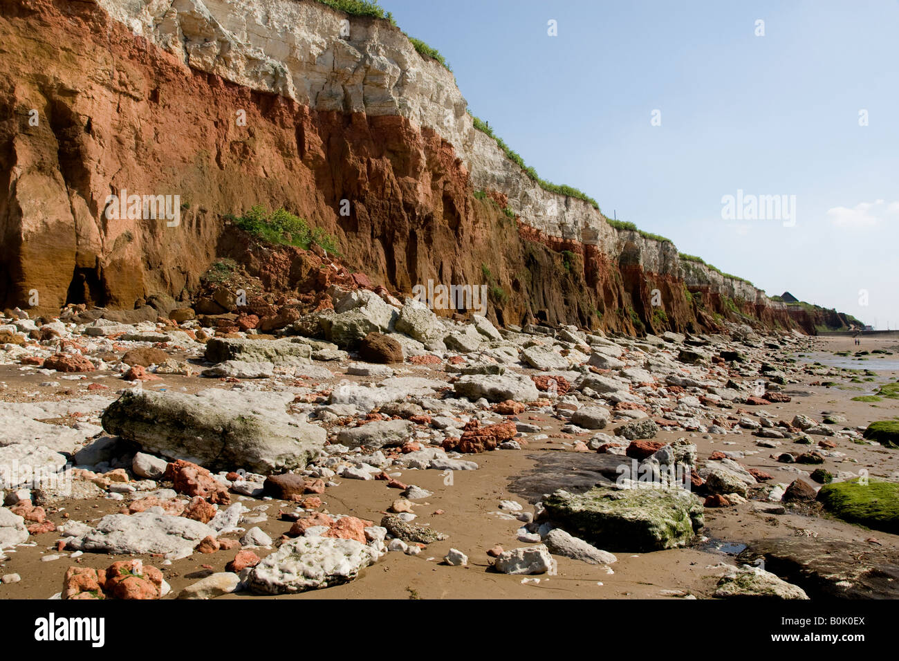 Hunstanton cliffs, West Norfolk Stock Photo - Alamy