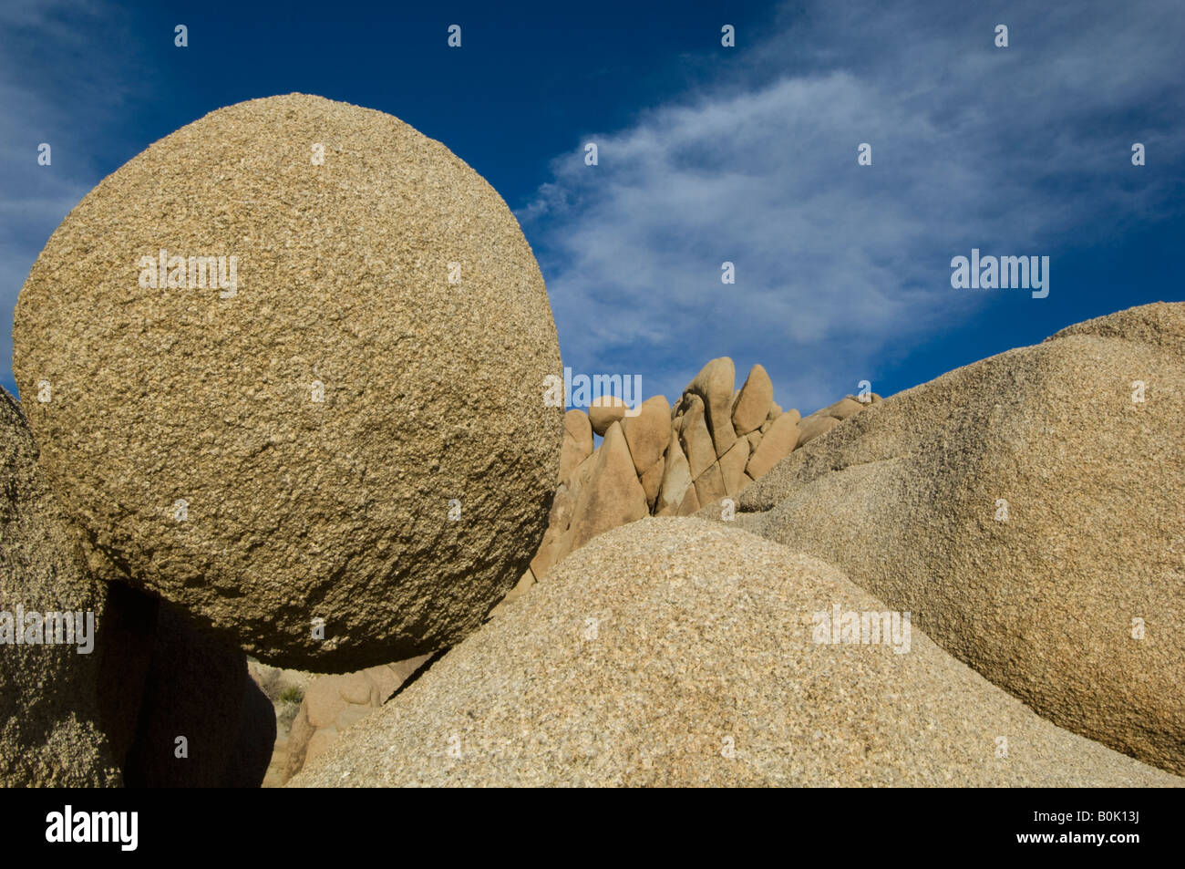 Granite boulders, Joshua Tree National Park California Stock Photo - Alamy