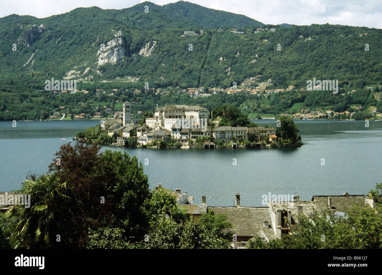 Lake Orta, Isola di San Guilio, Italy Stock Photo - Alamy