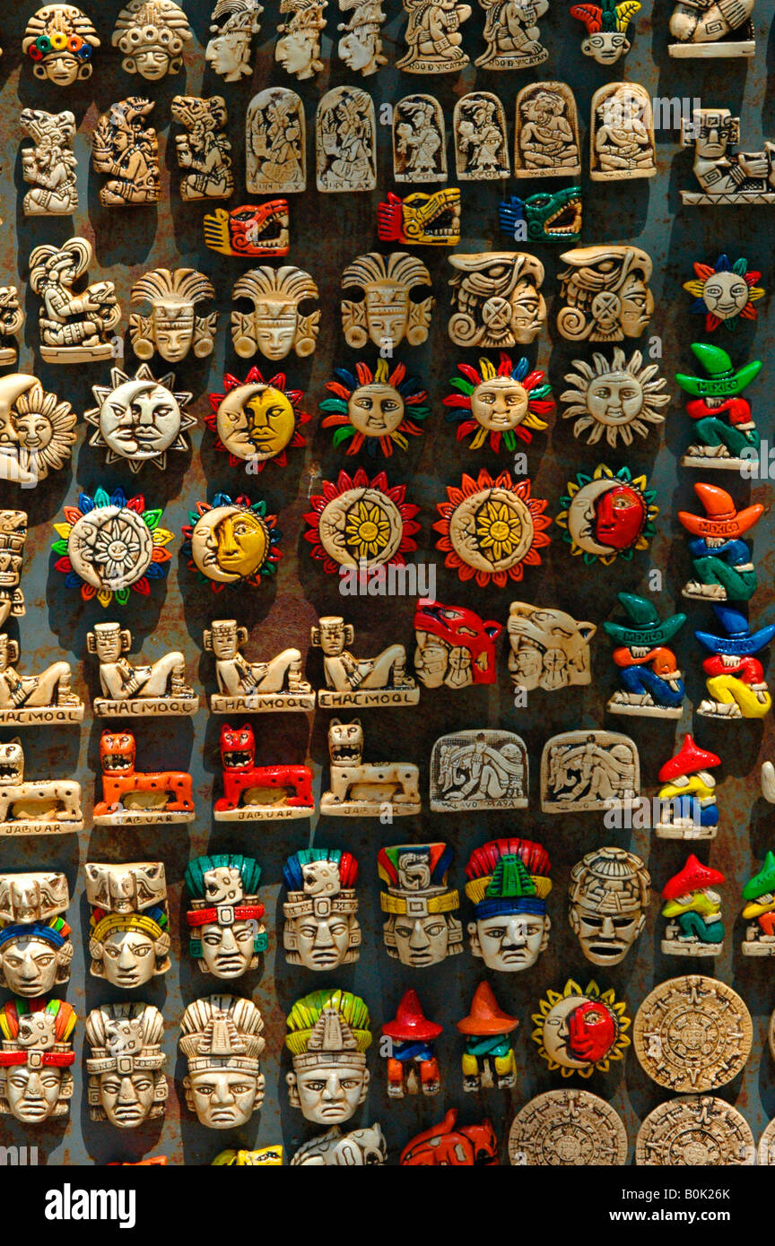 Trinkets Selling Sale Ancient City of Chichen Itza Yucatan Peninsula ...