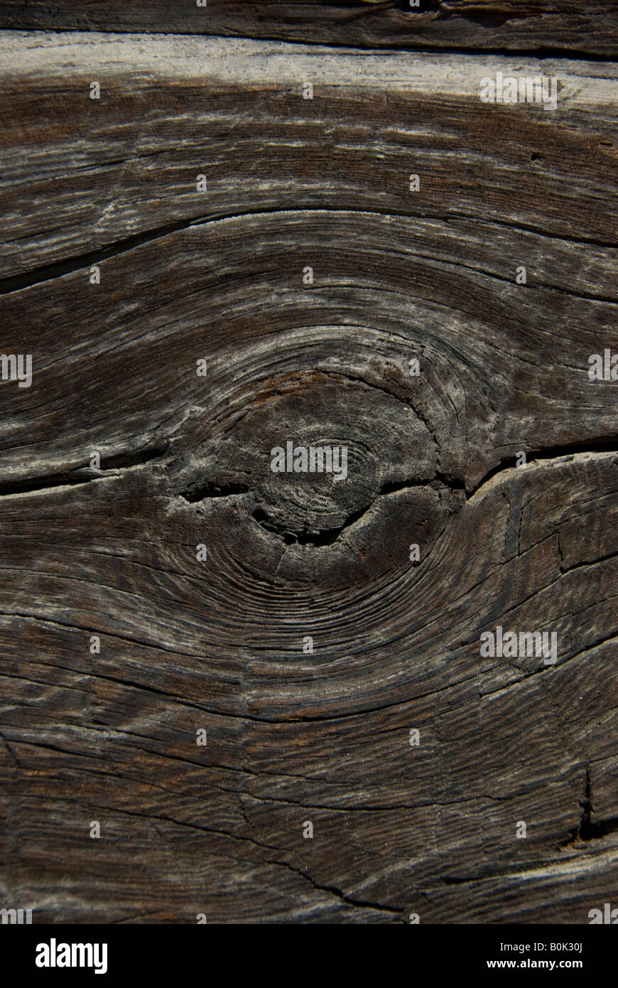 A cross section of an old cracked beam Stock Photo - Alamy