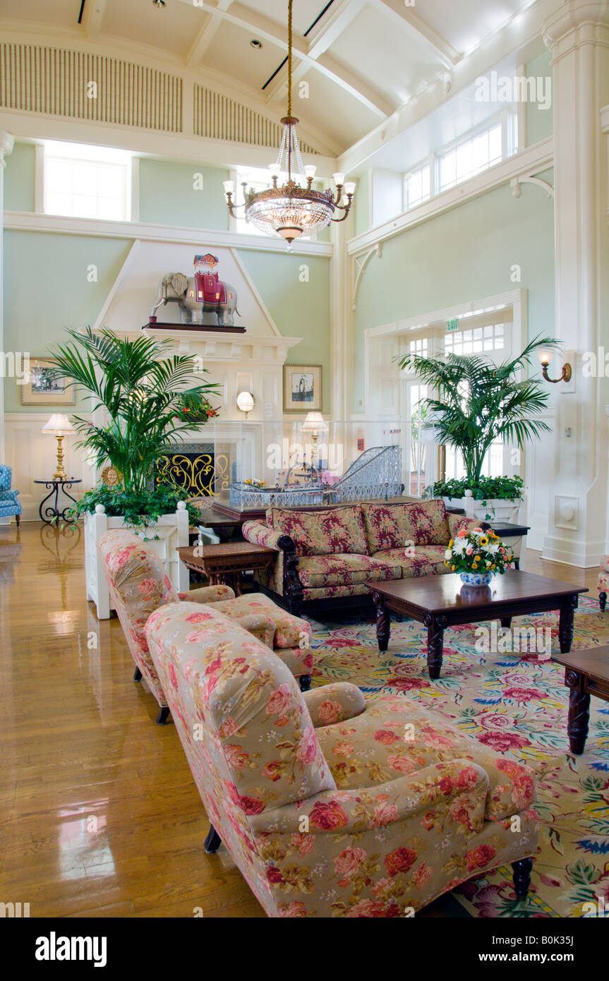 Disney hotel interior hi-res stock photography and images - Alamy