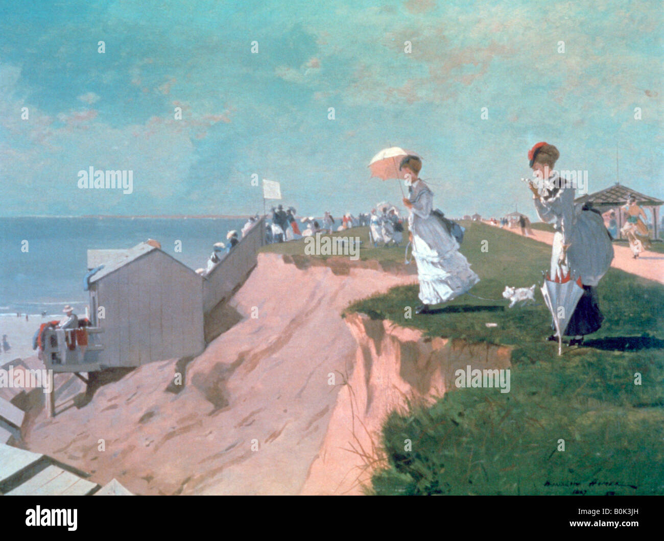 'Long Branch', 1869. Artist: Winslow Homer Stock Photo - Alamy
