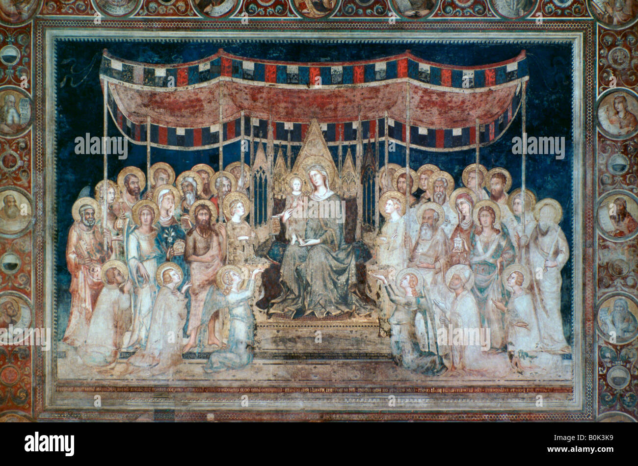 Simone martini maesta hi-res stock photography and images - Alamy