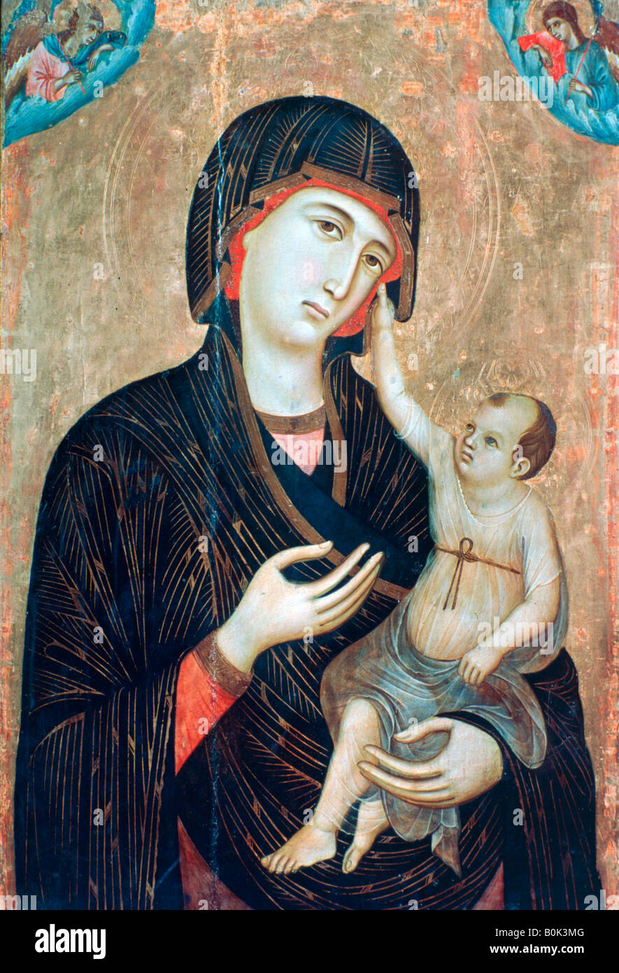 Byzantine 13th century madonna child hi-res stock photography and images - Alamy