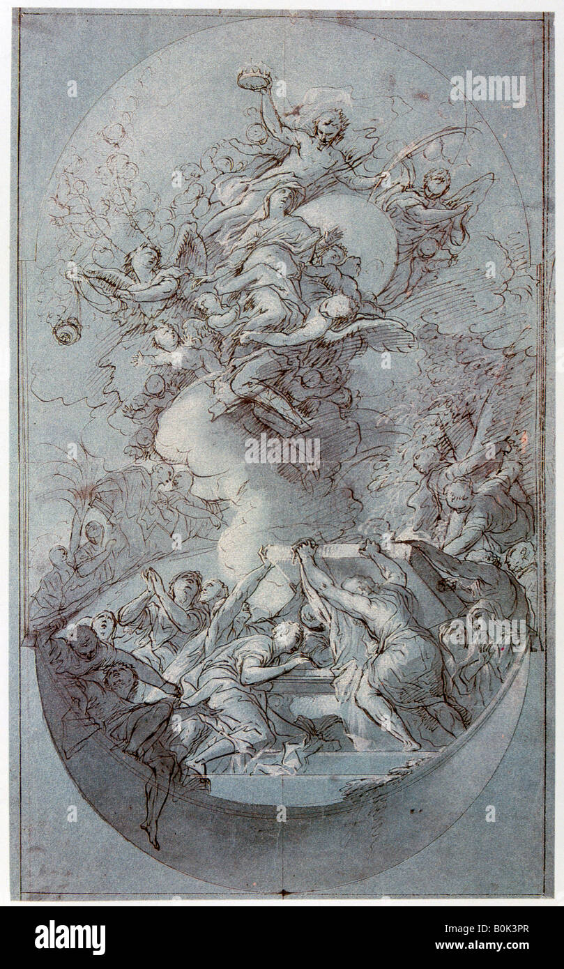 'The Assumption', c1677-1727. Artist: Melchior Steidl Stock Photo - Alamy