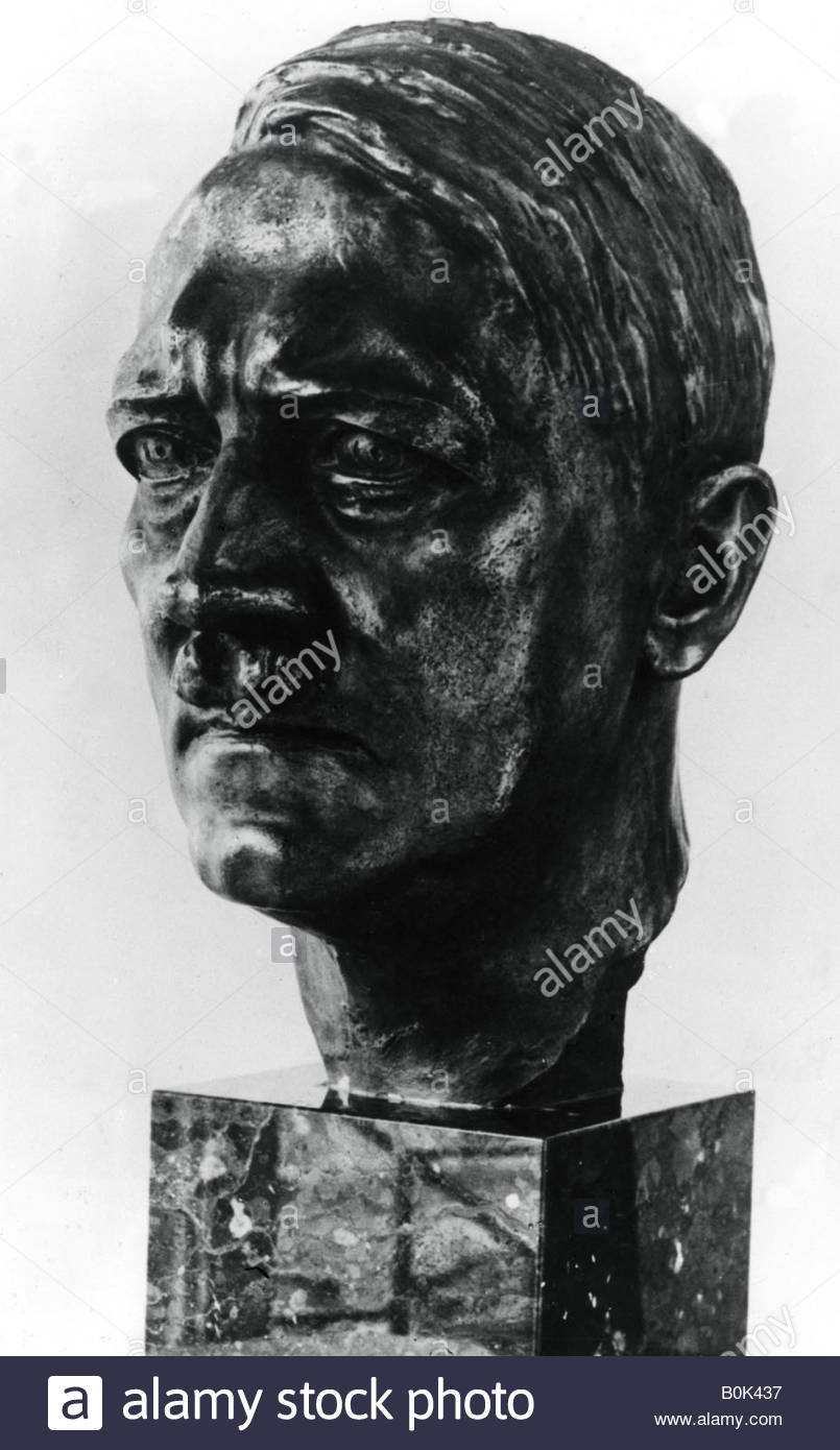 Bust of Adolf Hitler, German Nazi dictator, 1941. Artist: Arno Breker ...
