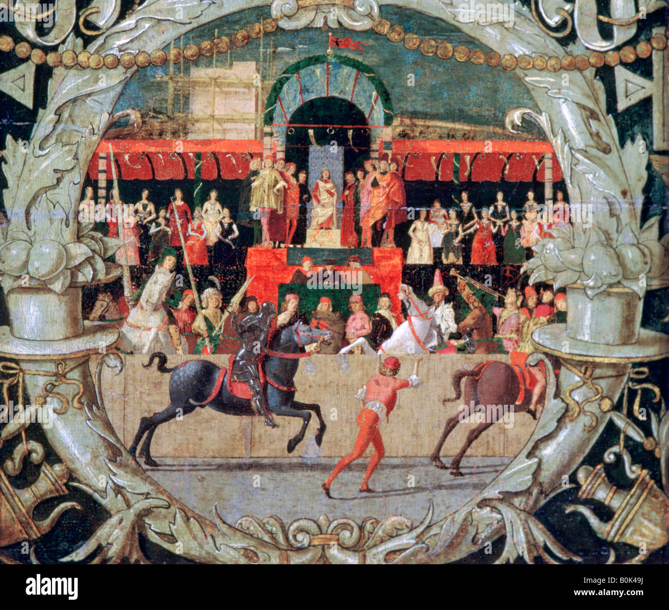 'The Rape of the Sabines (before the signal)', c1490. Artist: Domenico ...