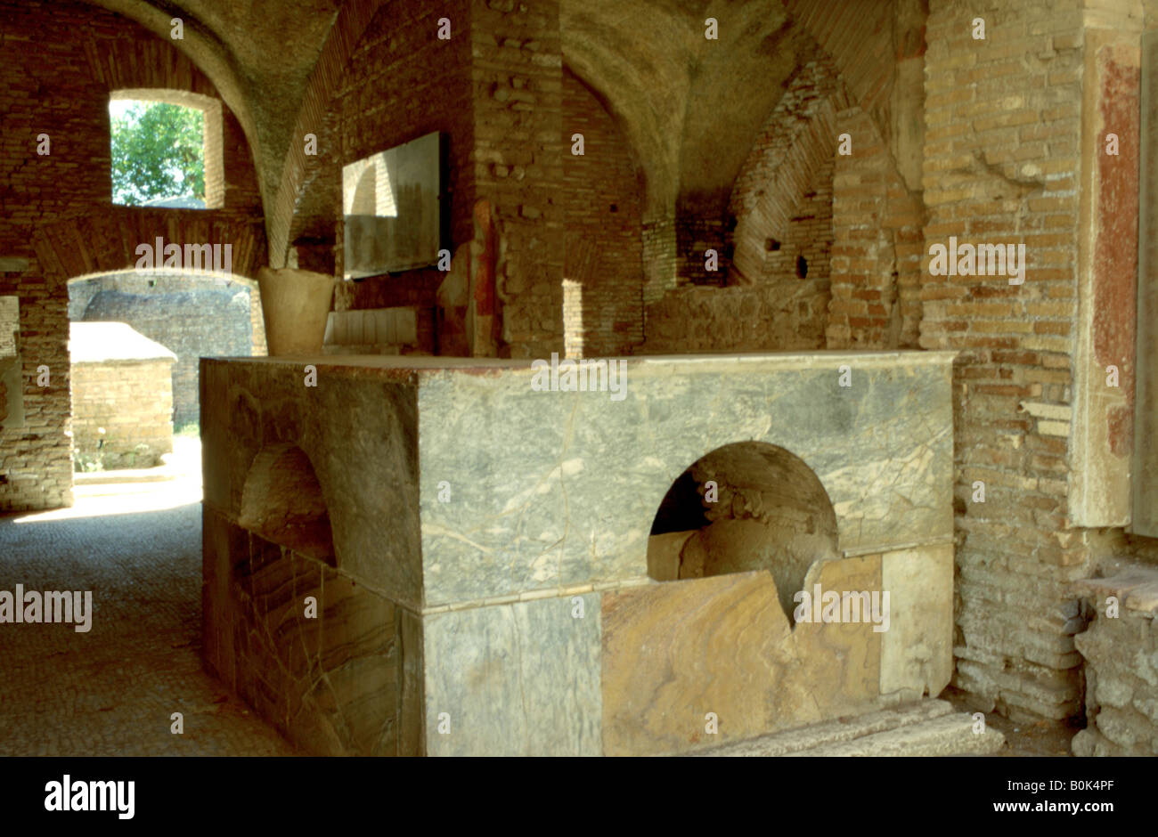 Roman thermopodium, 3rd Century AD. Artist: A Lorenzini Stock Photo - Alamy