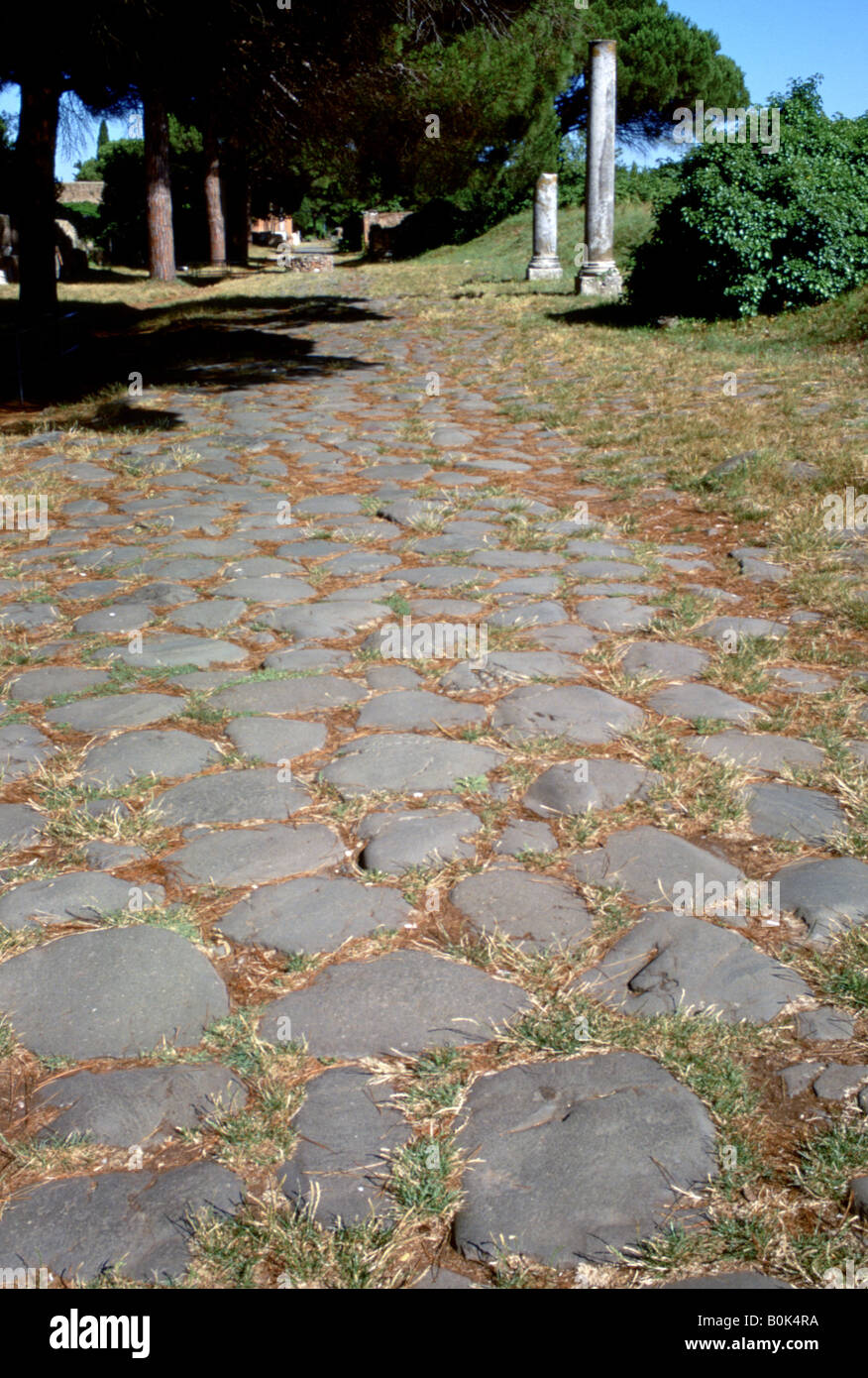 Roman decumanus. Artist: A Lorenzini Stock Photo - Alamy