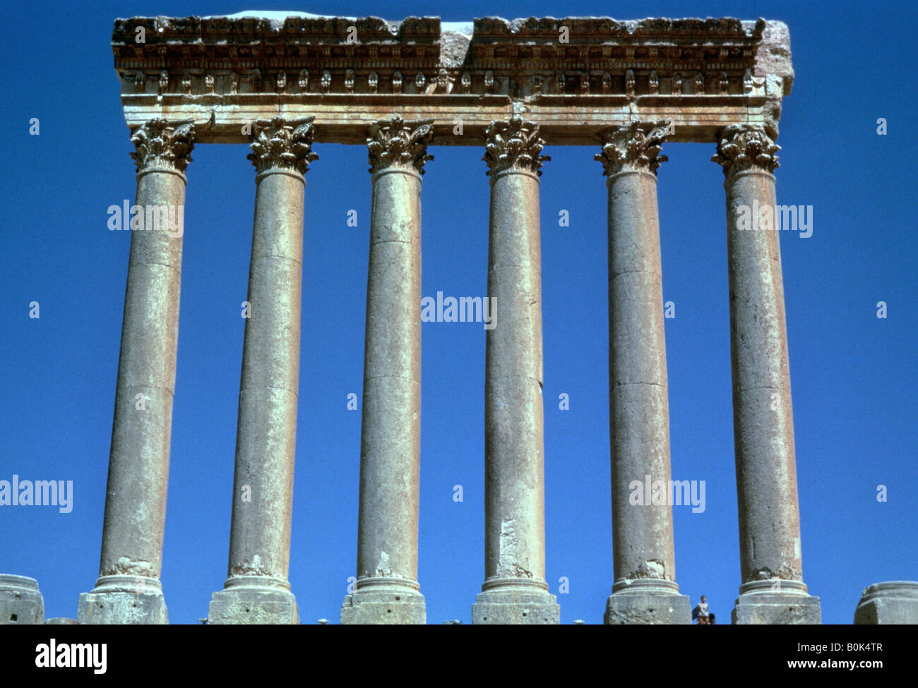 Temple of Heliopolitan Zeus, Baalbek, Lebanon, 10-249 AD. Artist ...