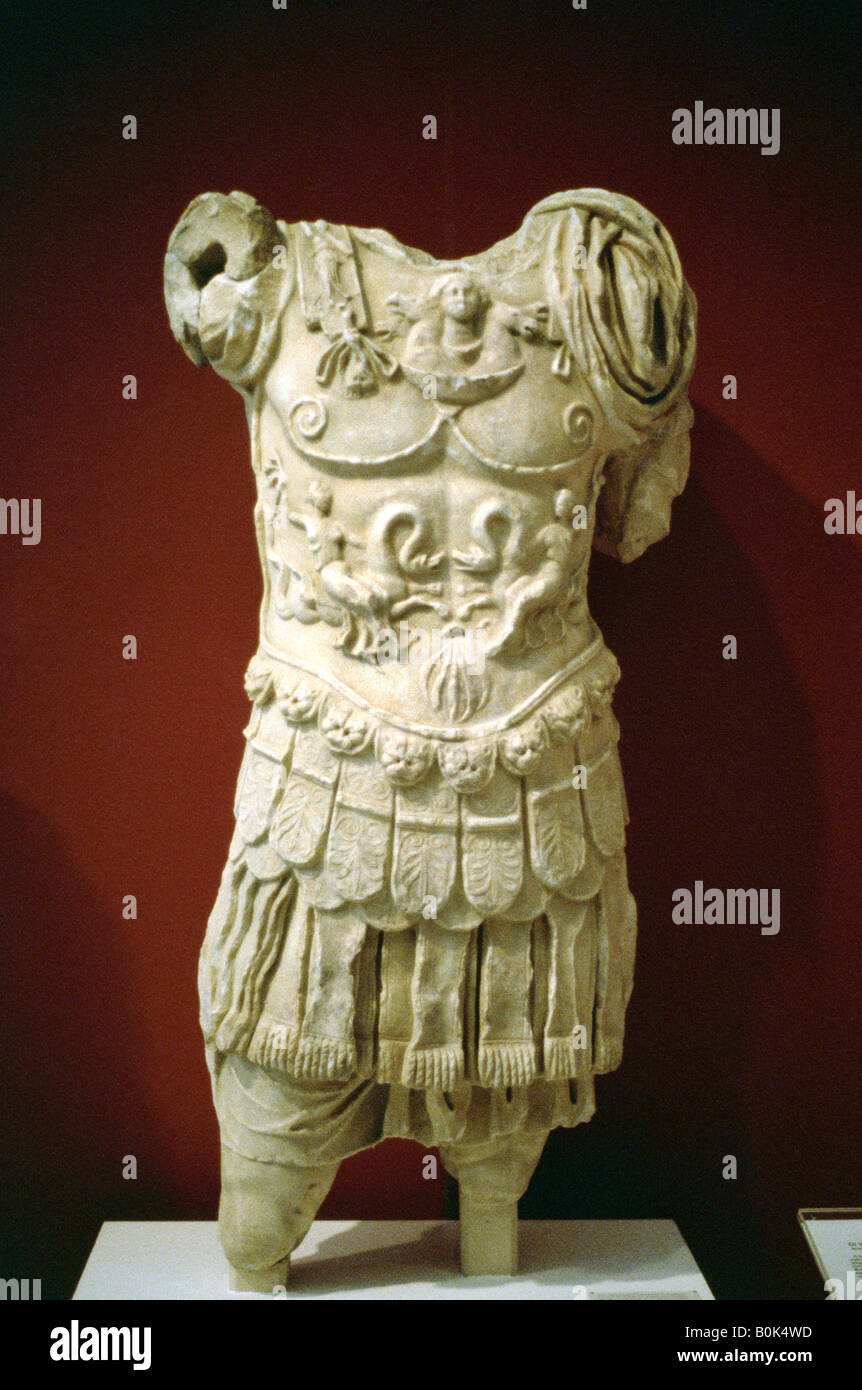 Torso of an unidentified Roman Emperor wearing a cuirass, 2nd Century ...