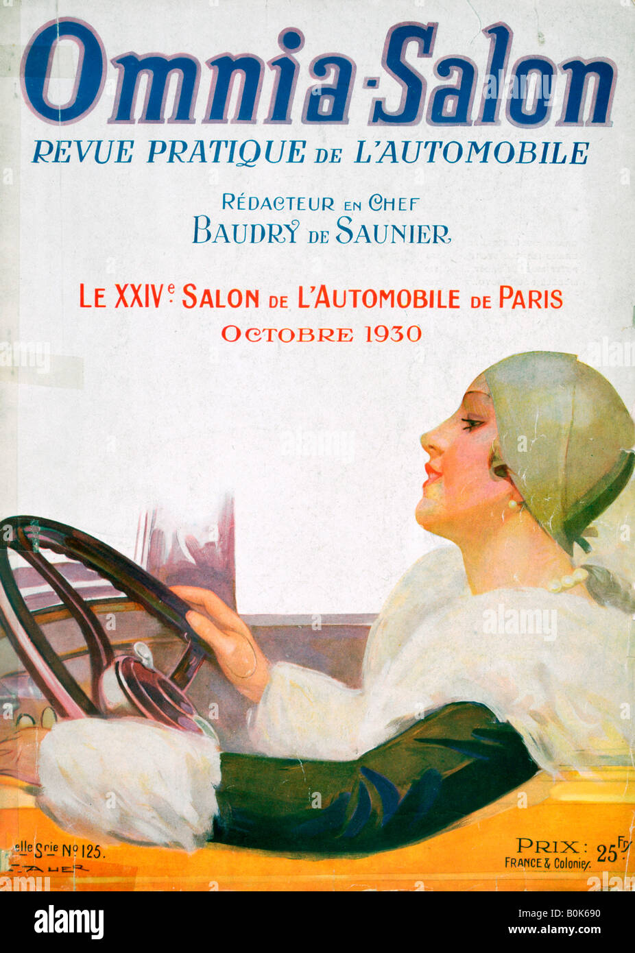 Front cover illustration from the magazine 'Omnia Salon', July 1922 ...