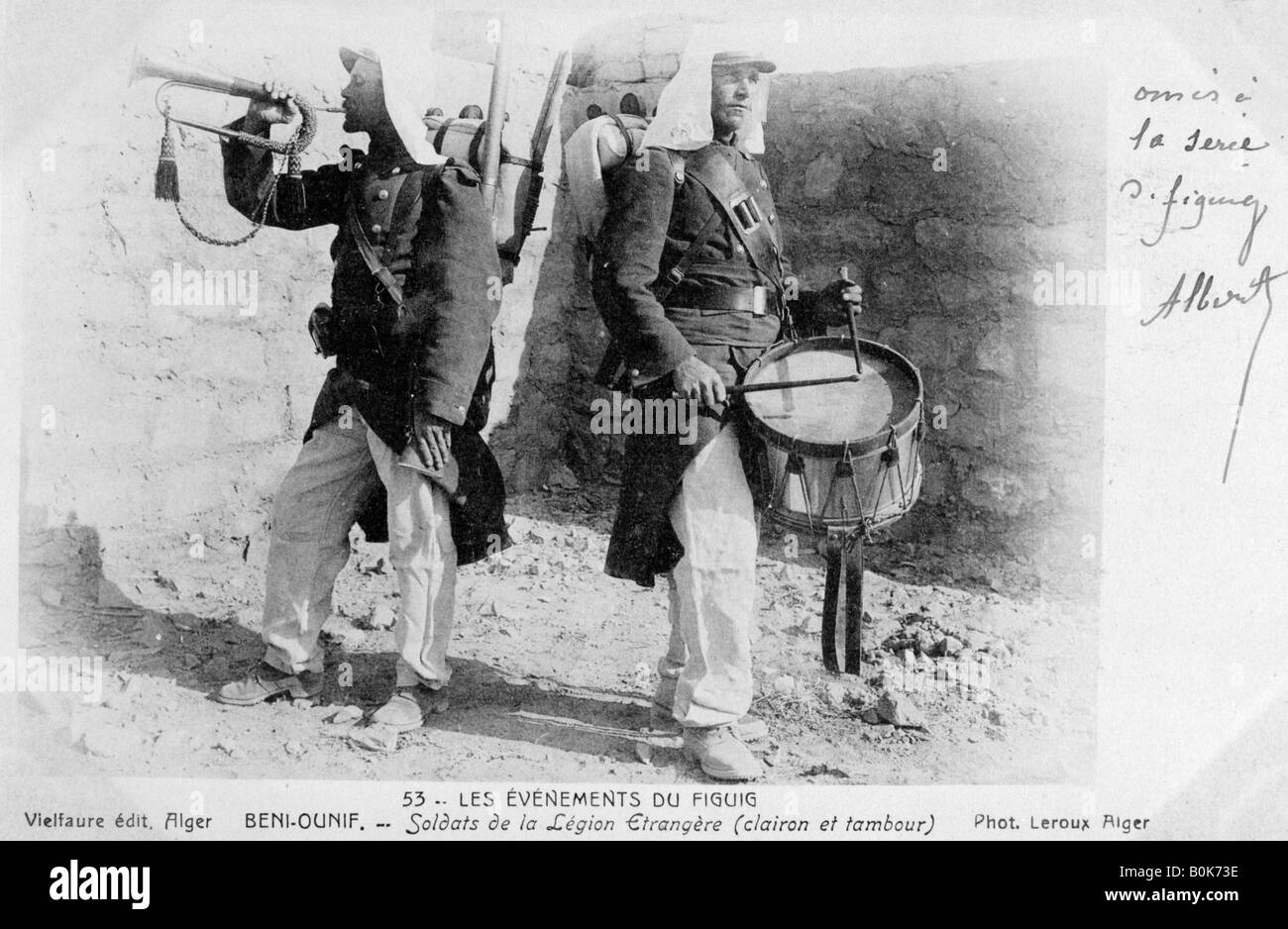 French foreign legion algeria Black and White Stock Photos & Images - Alamy