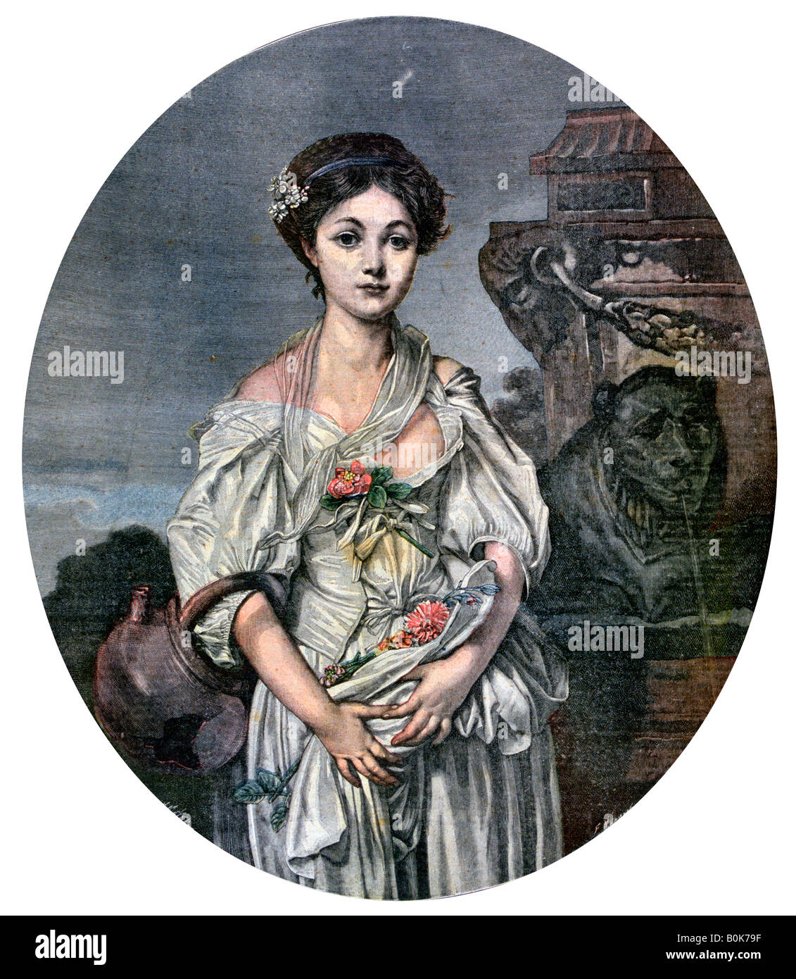 Painting By The French Artist Jean Baptiste Greuze High Resolution ...