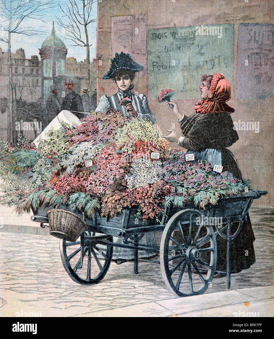 Spring in Paris, 1891. Artist: Henri Meyer Stock Photo - Alamy
