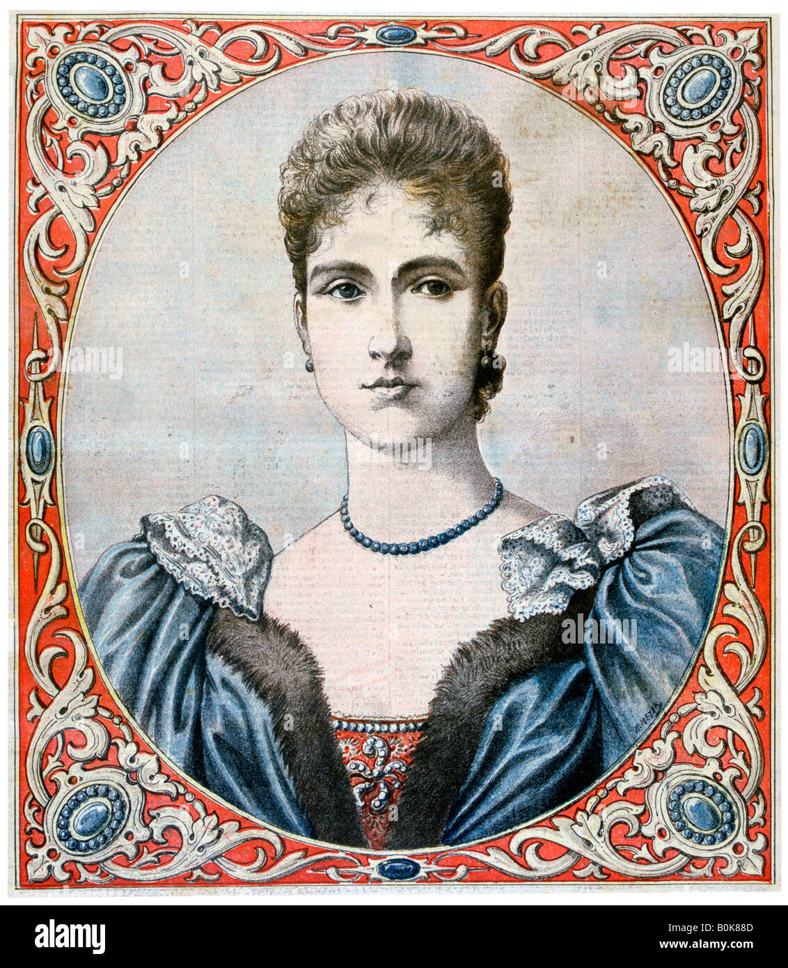 Tsarina Alexandra, Empress consort of Russia, 1894. Artist: Unknown ...