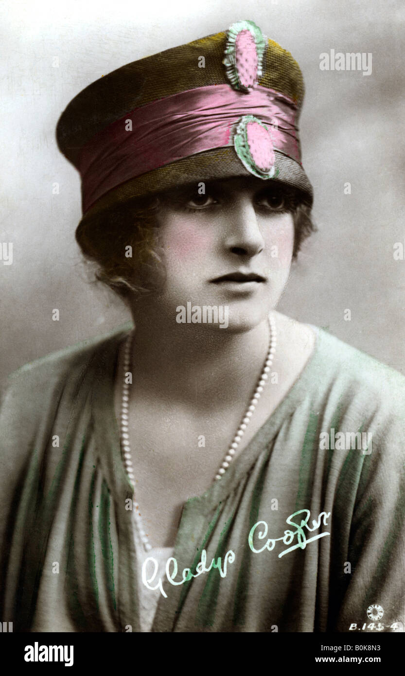 Gladys Cooper (1888-1971), English actress, early 20th century.Artist ...