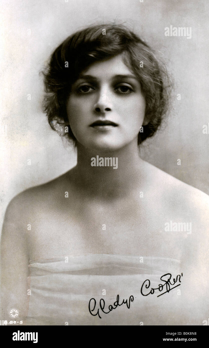 Gladys Cooper (1888-1971), English actress, early 20th century.Artist ...