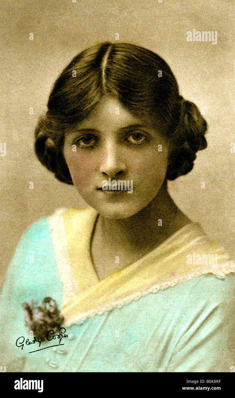 Gladys Cooper (1888-1971), English actress, early 20th century.Artist ...