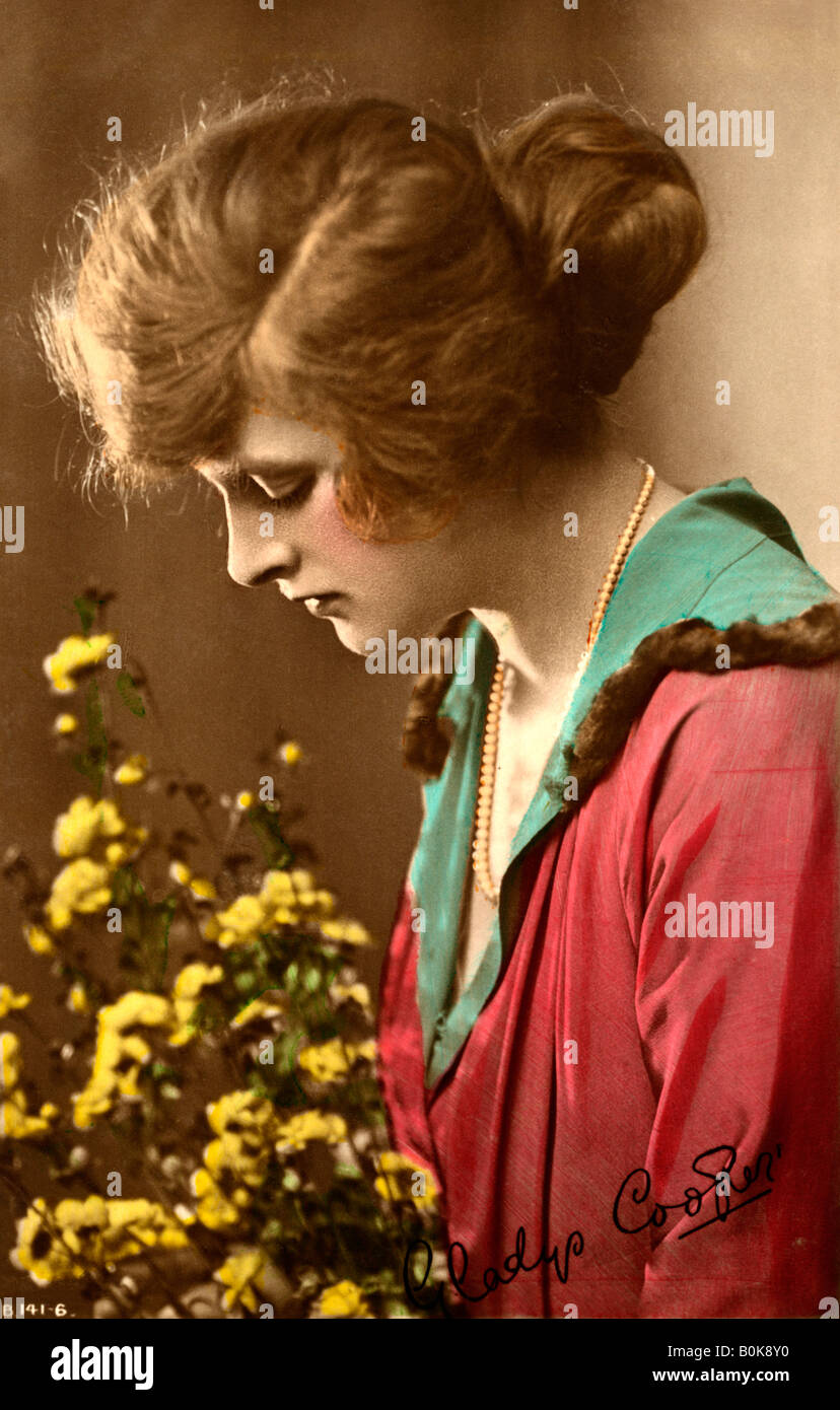Gladys Cooper (1888-1971), English actress, early 20th century.Artist ...
