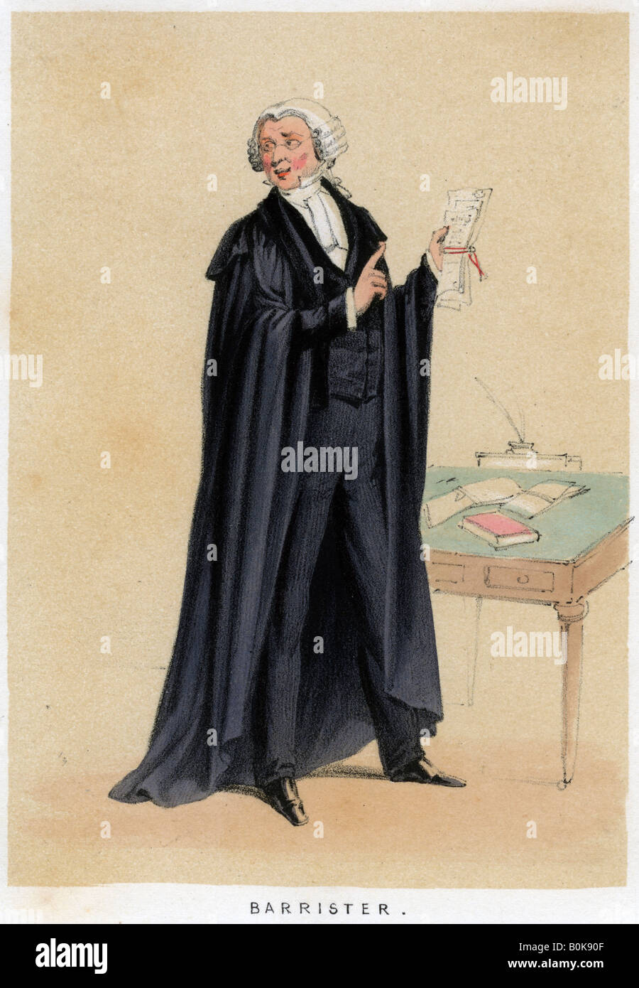 'Barrister', 1855. Artist: Unknown Stock Photo - Alamy
