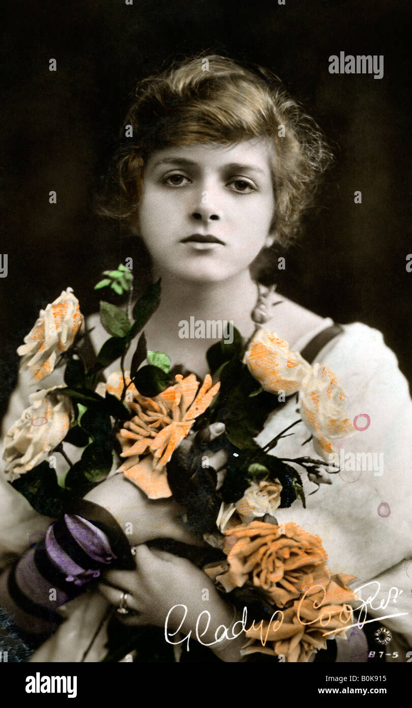 Gladys Cooper (1888-1971), English actress, early 20th century. Artist ...