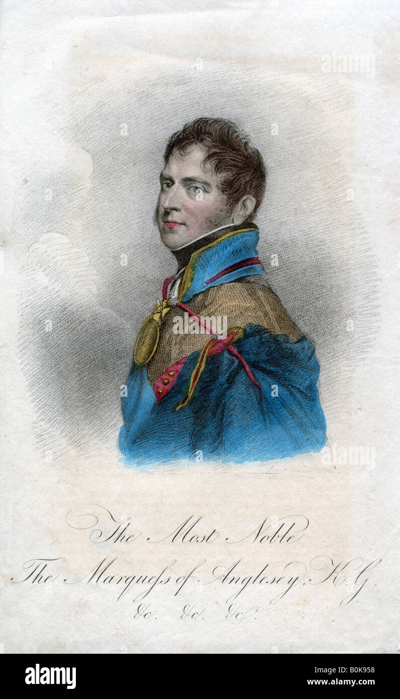 Henry William Paget, 1st Marquess of Anglesey, British soldier.Artist ...