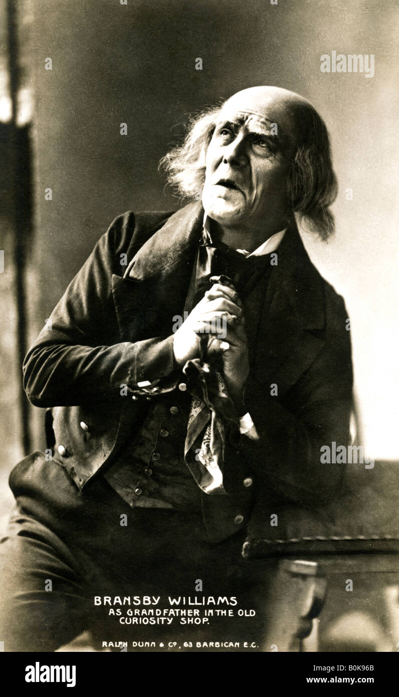 Bransby Williams (1870-1961), British actor, early 20th century.Artist ...