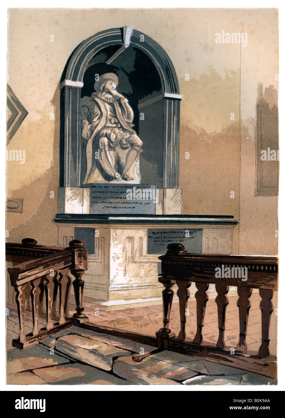 Monument to Francis Bacon, in St Michael's Church near St Albans ...