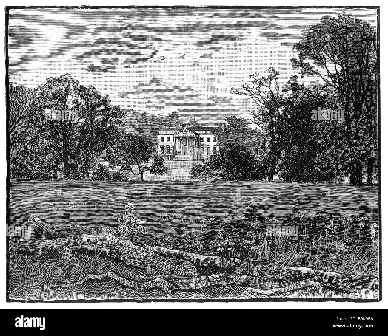 Claremont House, Esher, Surrey, 1900.Artist: William Henry James Boot ...
