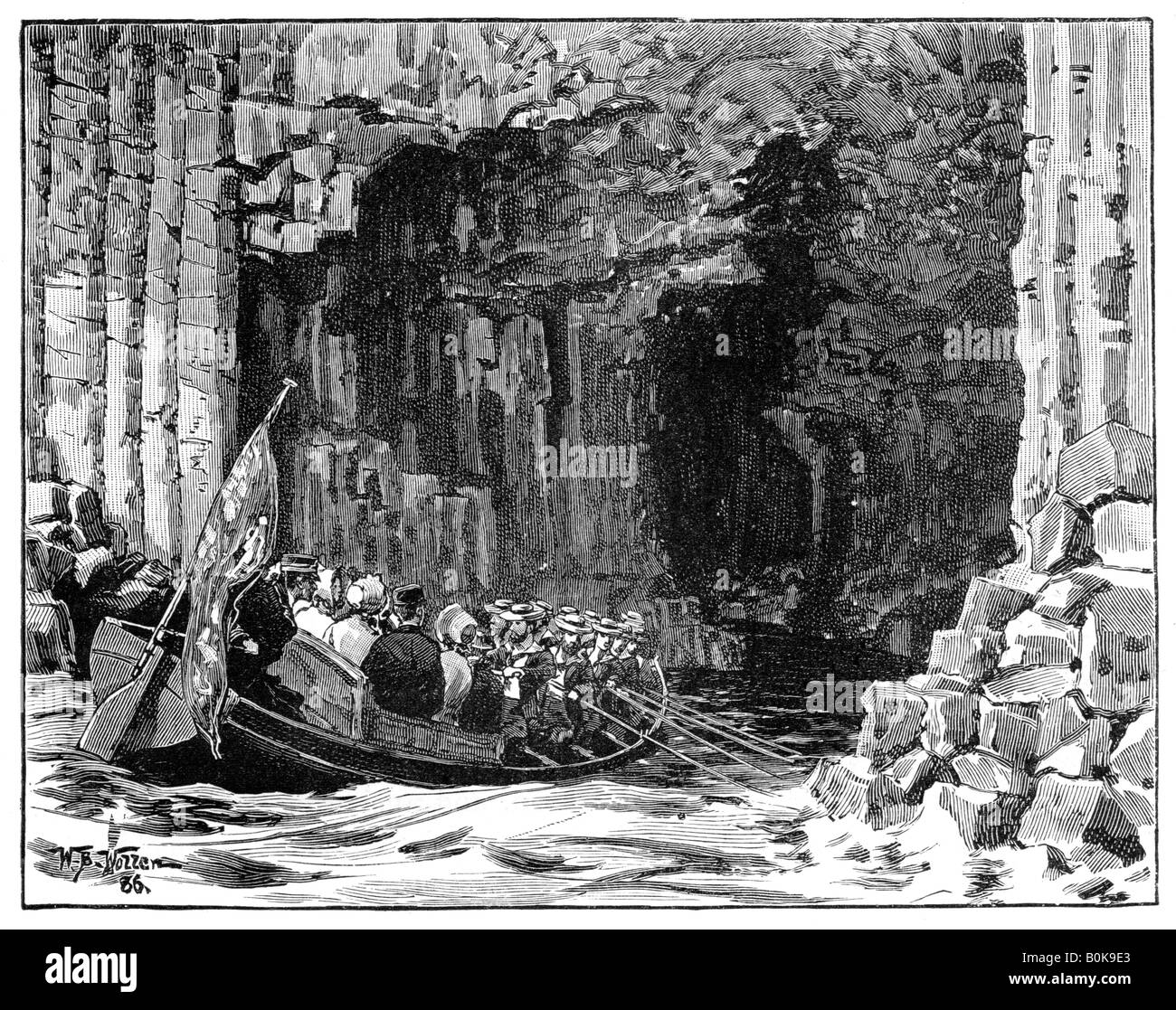 Scotland cave caves hi-res stock photography and images - Alamy