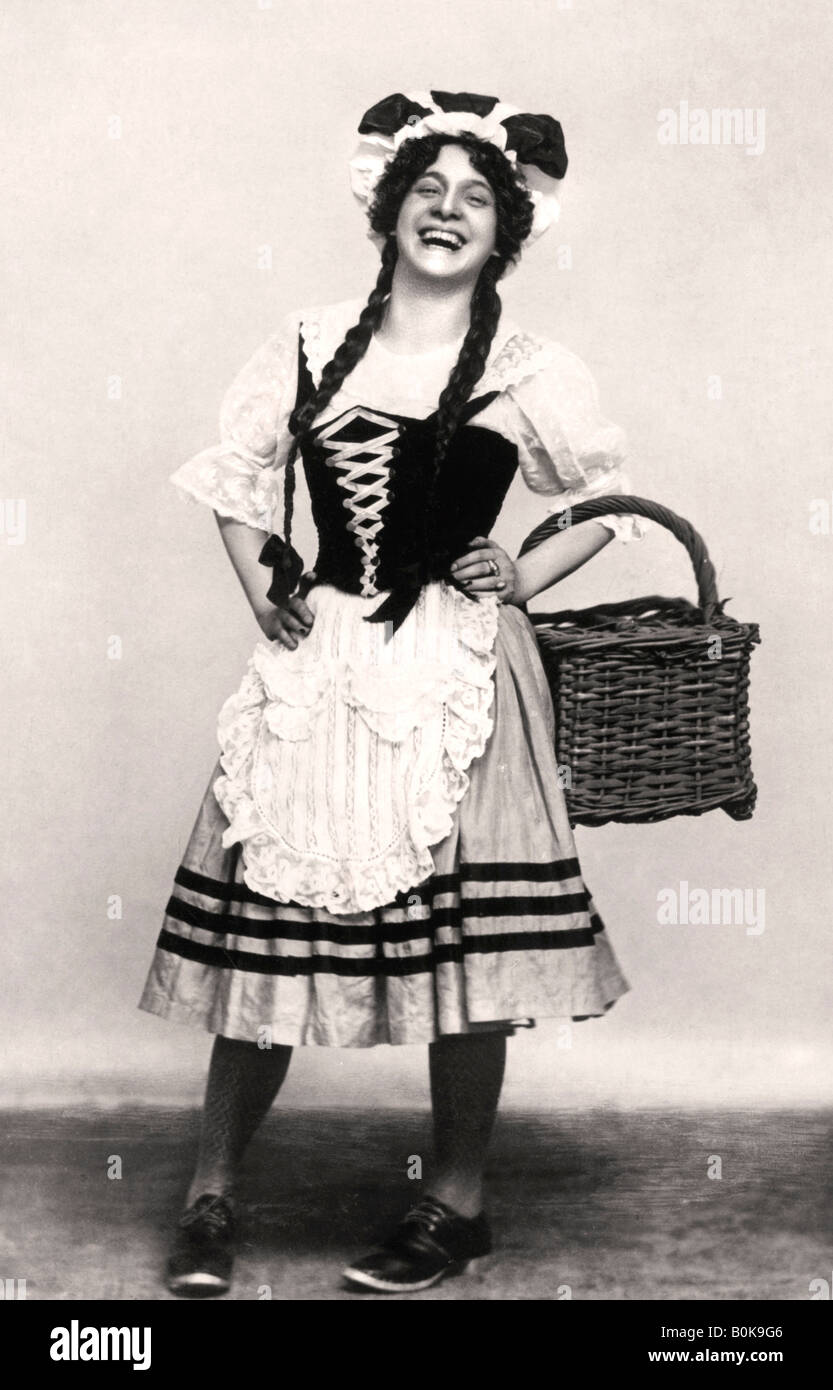 Fanny Fields, actress, early 20th century.Artist: Rotary Photo Stock ...