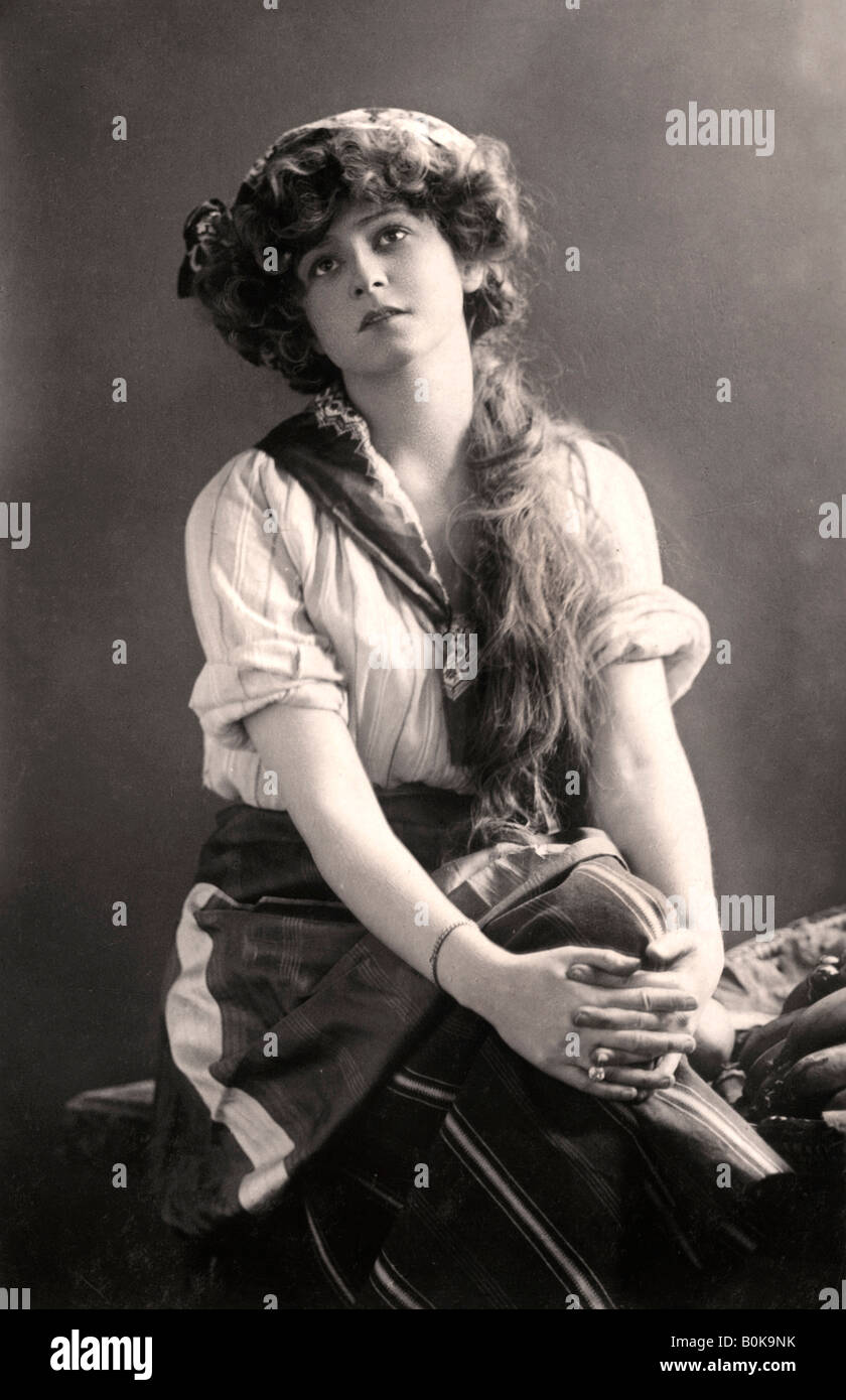 Gabrielle Ray (1883-1973), English actress, early 20th century.Artist: W&D Downey Stock Photo ...