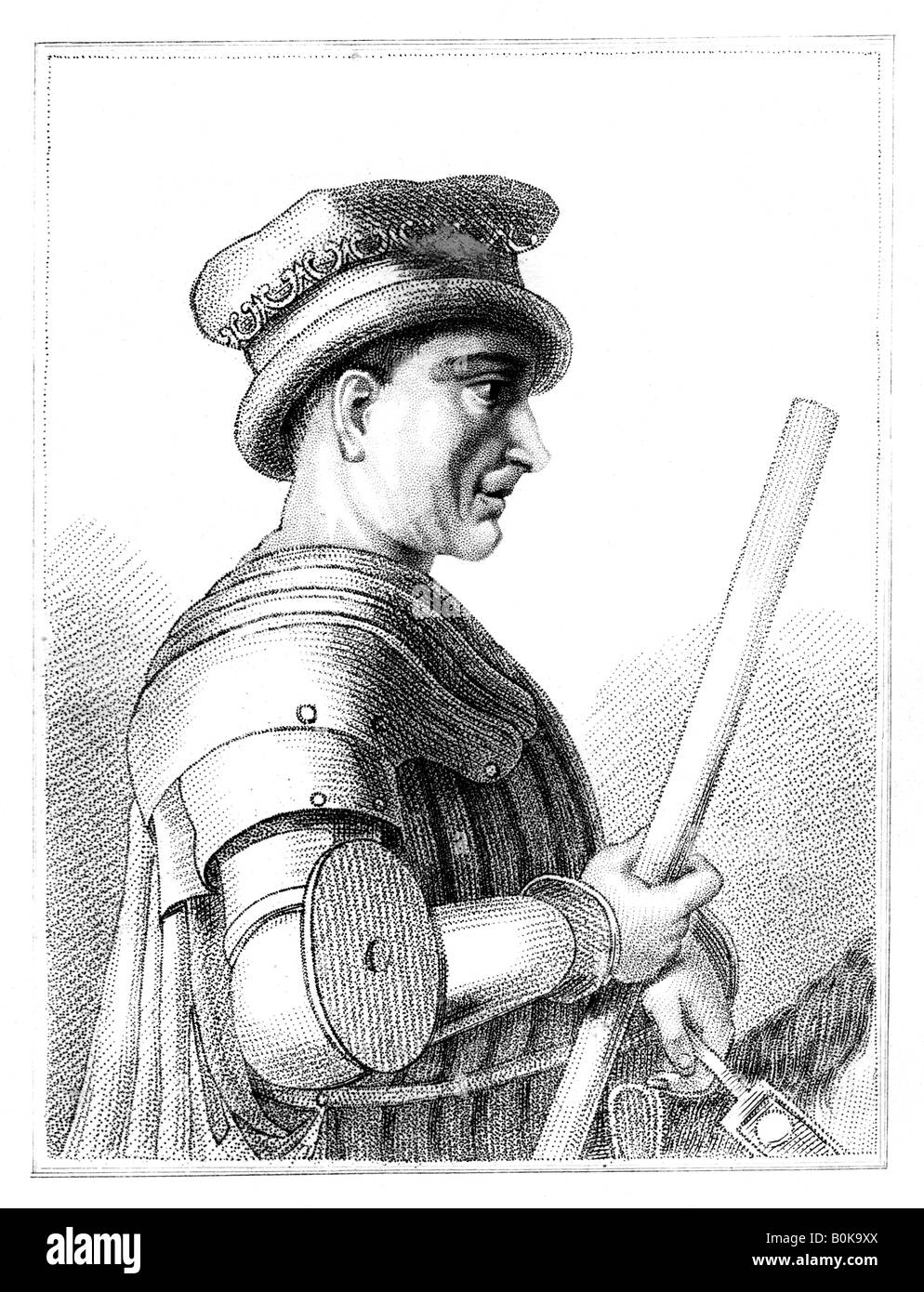 Sir John Hawkwood, English mercenary or condottiere in 14th century ...