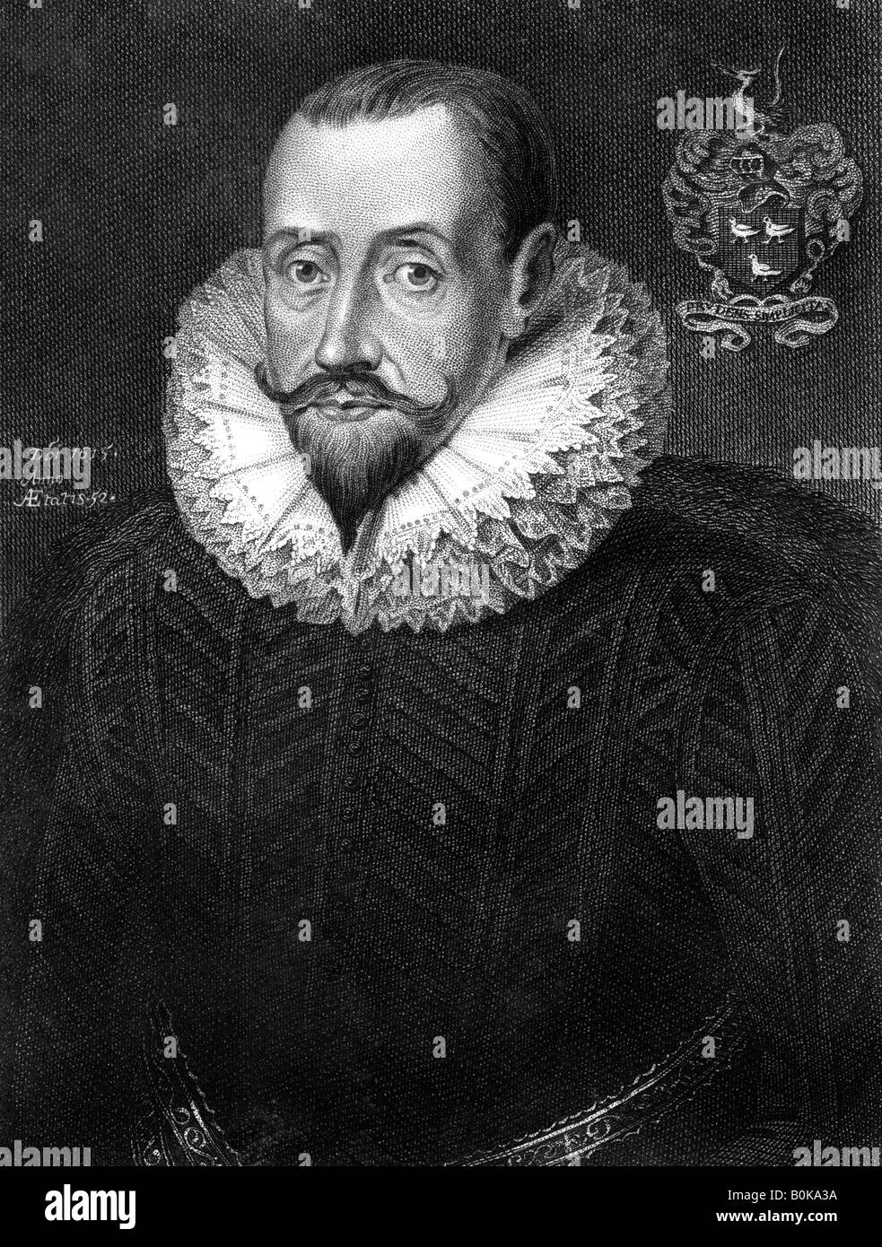 Sir Robert Naunton, English politician and writer.Artist: Robert Cooper ...