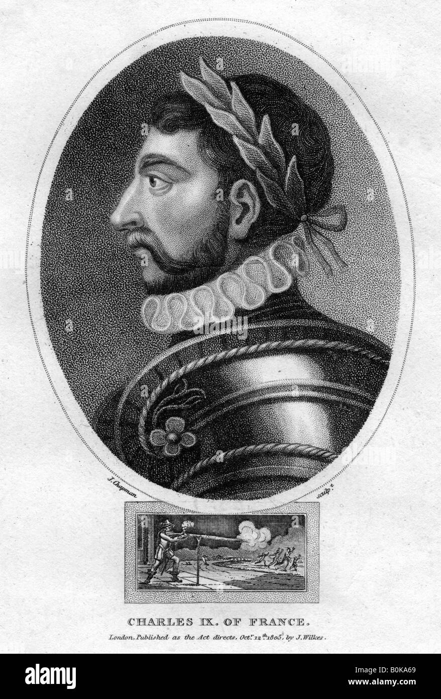 Portrait of king charles ix hi-res stock photography and images - Alamy